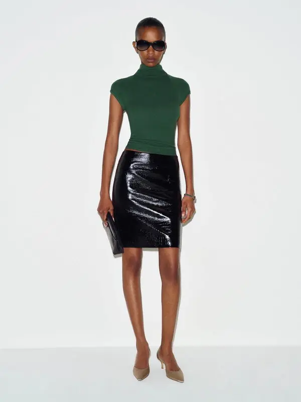 REFORMATION Pien Knit Top Ever - Green