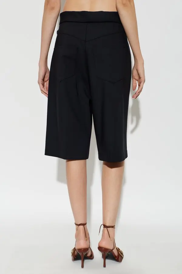 THE MANNEI Wool Shorts With Darts