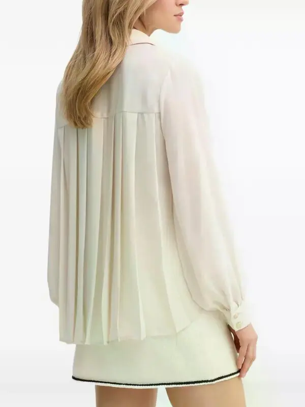BRUUNS BAZAAR Pleated Shirt