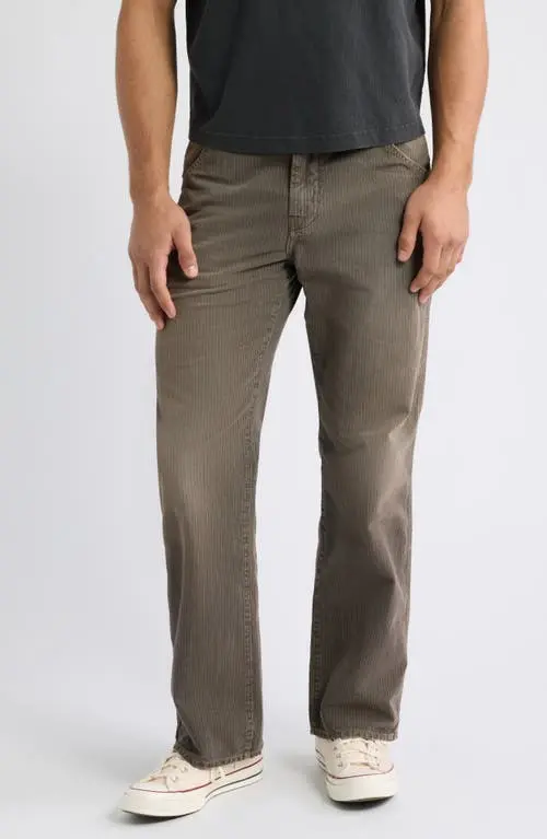 THE SEVEN CONTINENTS Cooper High Waist Straight Leg Carpenter Jeans