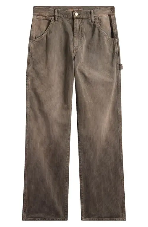 THE SEVEN CONTINENTS Cooper High Waist Straight Leg Carpenter Jeans