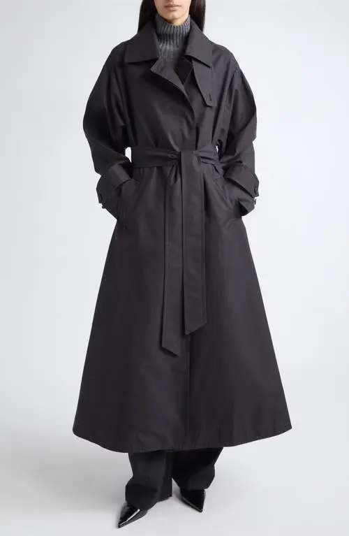 KALLMEYER Gabin Cotton Twill Trench Coat - Midnight
