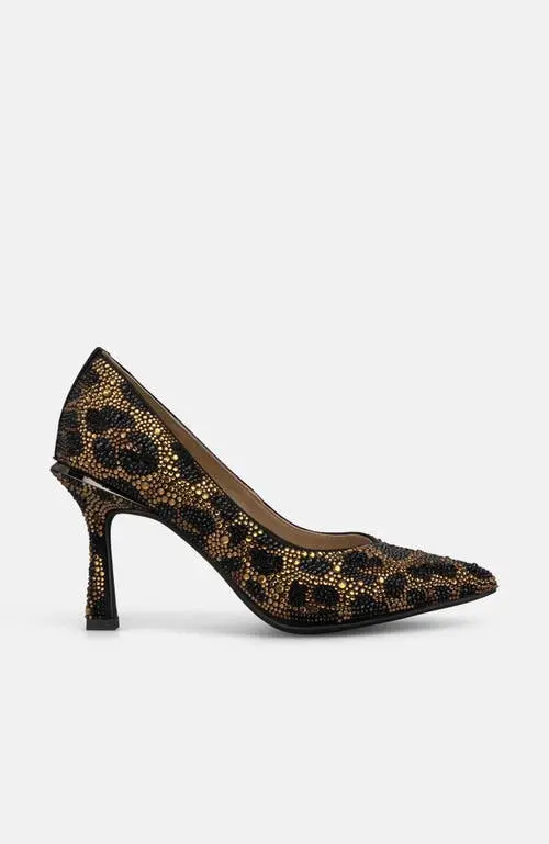 ALMA EN PENA Bicolour Rhinestone Heel Shoes