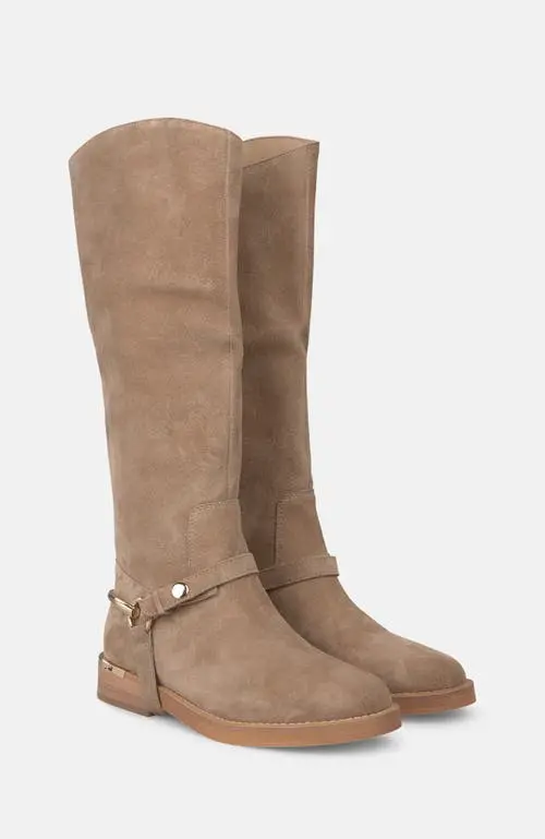 ALMA EN PENA Flat Boot With Metallic Details - Vison