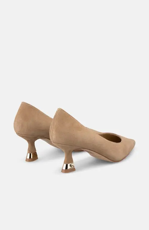 ALMA EN PENA Low Heeled Shoe - Camel