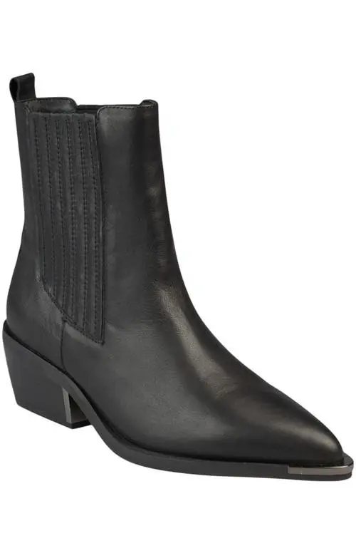 ALMA EN PENA Flat Bootie With Elastic - Black