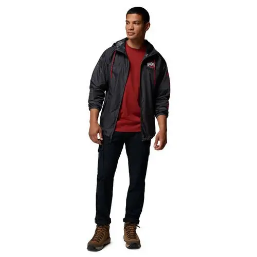 Columbia Ohio State Buckeyes Flash Challenger Ii Full-zip Hooded Windbreaker