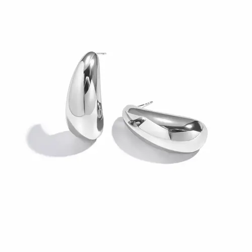 ALAIS BRANCHE Monroe Teardrop Earrings - Silver