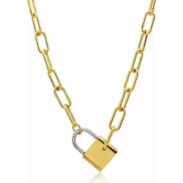 ALAIS BRANCHE Scarlett Lock Necklace - Silver