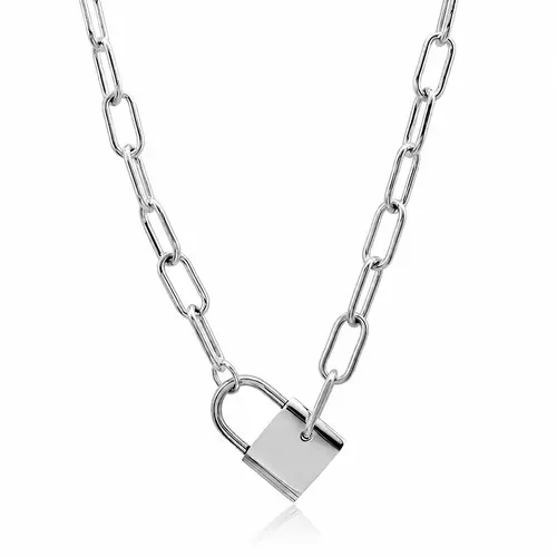 ALAIS BRANCHE Scarlett Lock Necklace - Silver