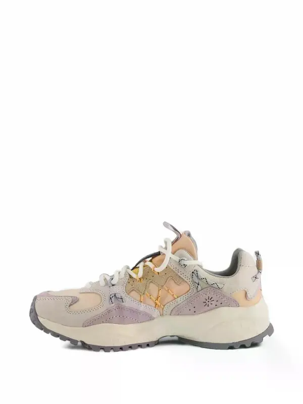 FLOWER MOUNTAIN Yamabushi Panelled Sneakers - Neutrals