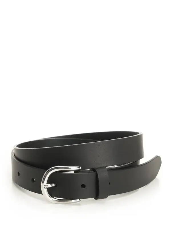 Isabel Marant Étoile Zap Leather Belt - Black