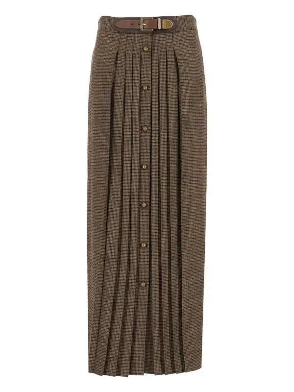Etro Pleated Skirt - Multicolor