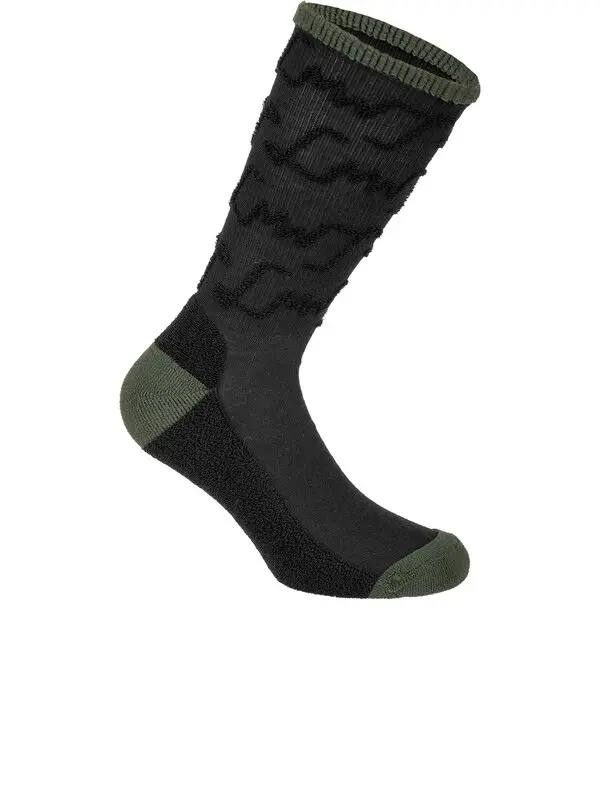 LAMUNT Martha Cozy Long Socks - Black