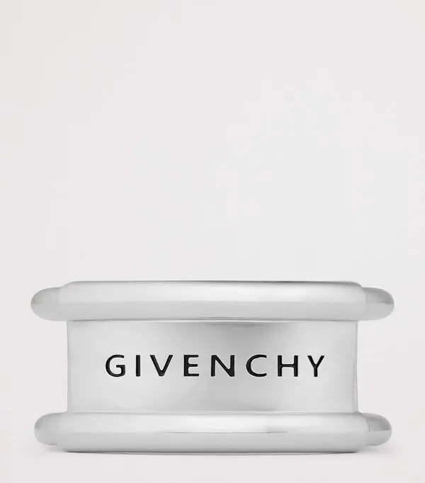 Givenchy Safety Pin Logo Ring