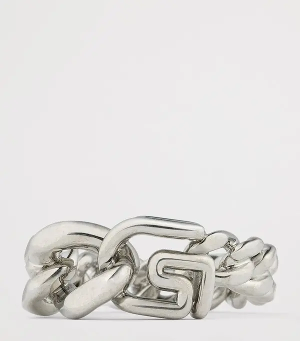Givenchy Brass Chain G Ring