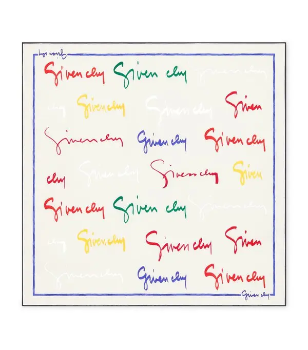 Givenchy Small Silk Signature Scarf