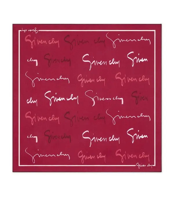 Givenchy Small Silk Signature Scarf