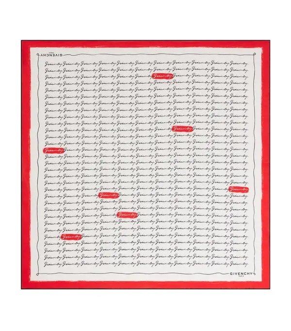 Givenchy Silk Signature Scarf