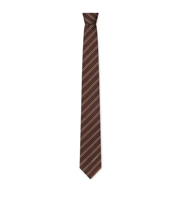 Givenchy Silk Tie - Brown