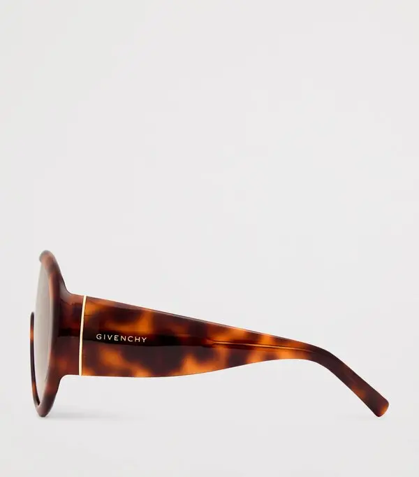 Givenchy Acetate Curve Sunglasses - Brown