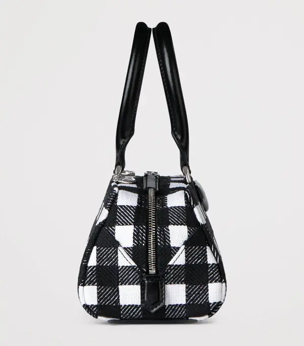Givenchy Mini Check Antigona East-west Top-handle Bag