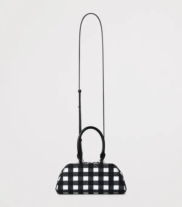 Givenchy Mini Check Antigona East-west Top-handle Bag