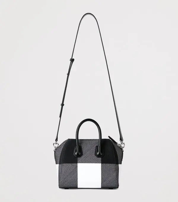 Givenchy Mini Check Antigona Top-handle Bag