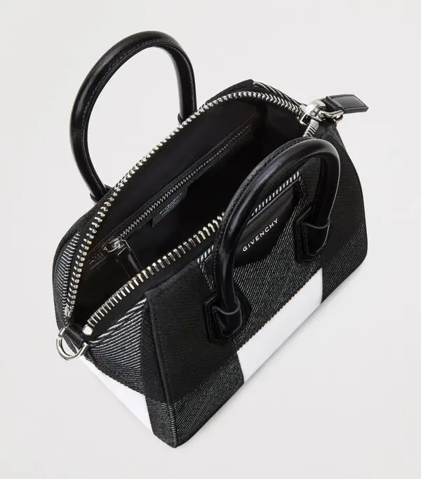 Givenchy Mini Check Antigona Top-handle Bag
