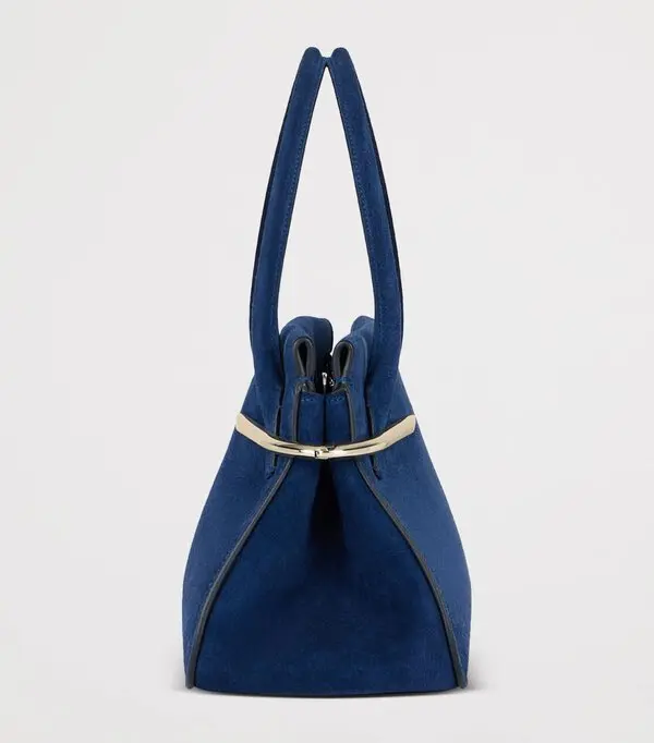 Givenchy Medium Suede Pinch Top-handle Bag