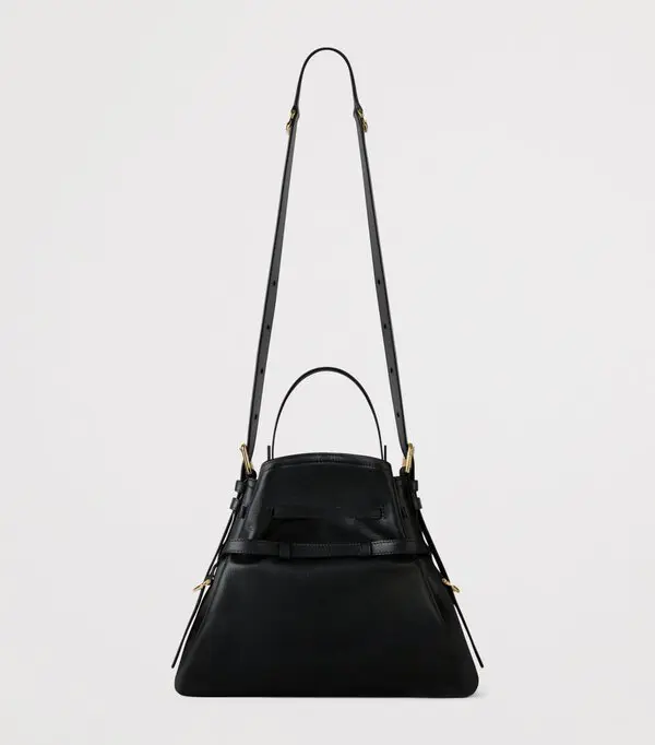 Givenchy Small Leather Voyou Bucket Bag - Black
