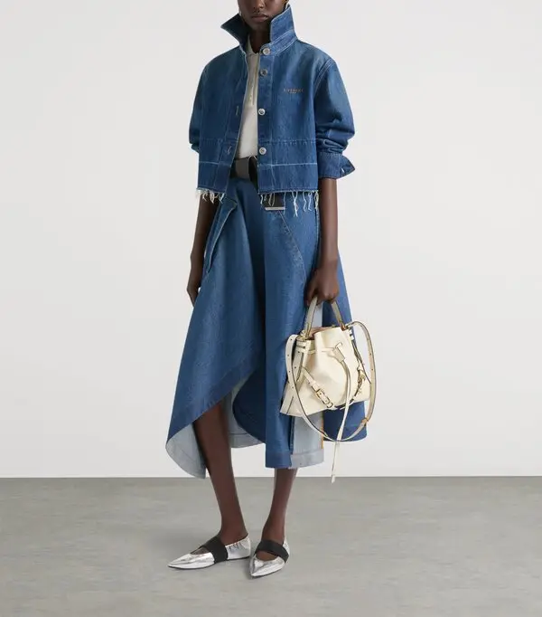 Givenchy Small Leather Voyou Bucket Bag
