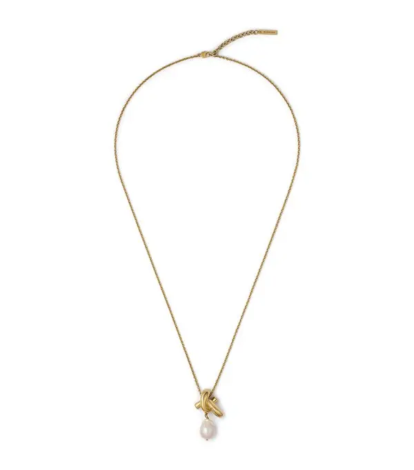 Givenchy Chain Link Pearl Necklace