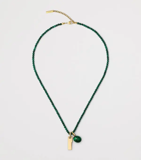 Givenchy Malachite Tape Necklace