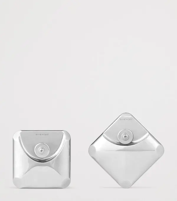 Givenchy Leather Asymmetric Earrings