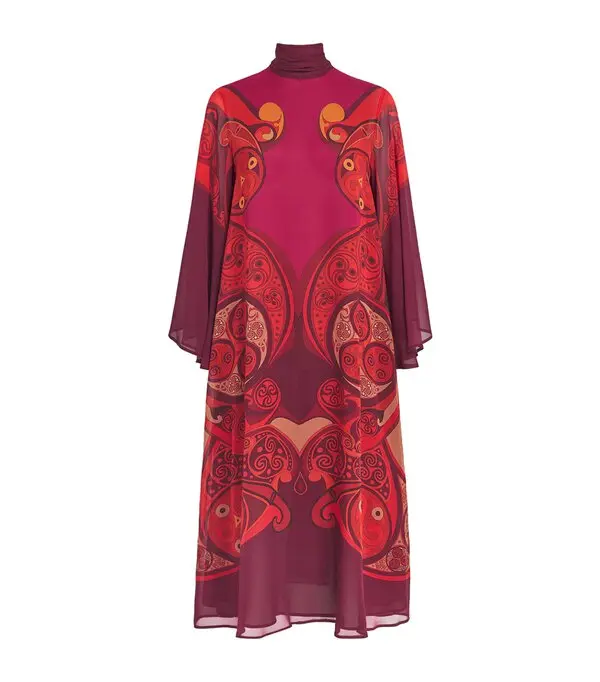 La DoubleJ Silk Magnifico Midi Dress