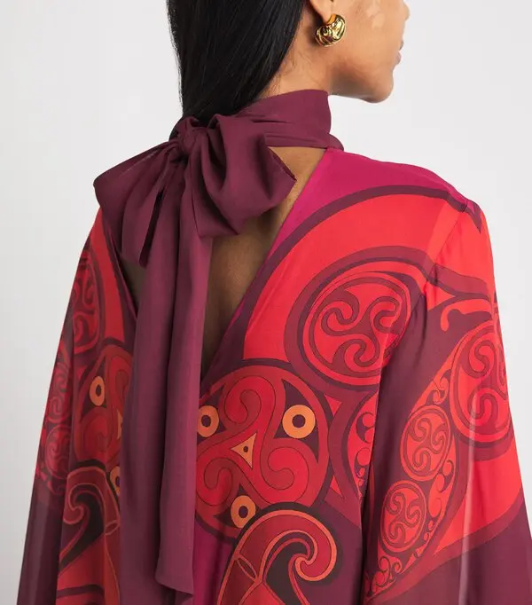 La DoubleJ Silk Magnifico Midi Dress