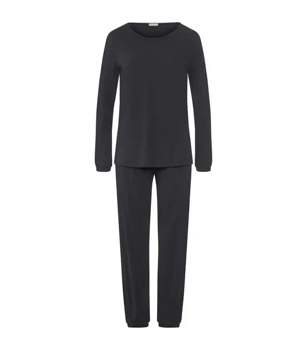 Hanro Cotton Franca Pyjama Set - Grey