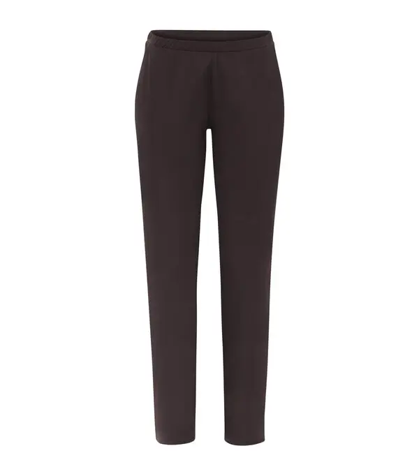 Hanro Modal-silk Grand Central Pyjama Trousers - Brown