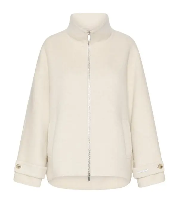 Marella Wool-alpaca Zip-up Coat