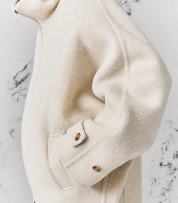 Marella Wool-alpaca Zip-up Coat
