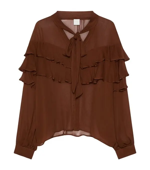 Marella Ruffle Pussybow Blouse
