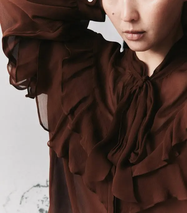 Marella Ruffle Pussybow Blouse