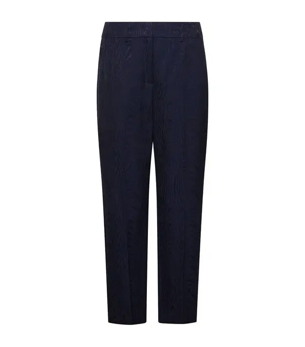 Marella Moiré Straight Trousers