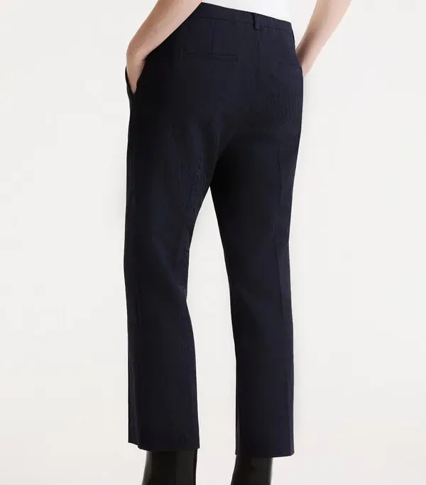 Marella Moiré Straight Trousers