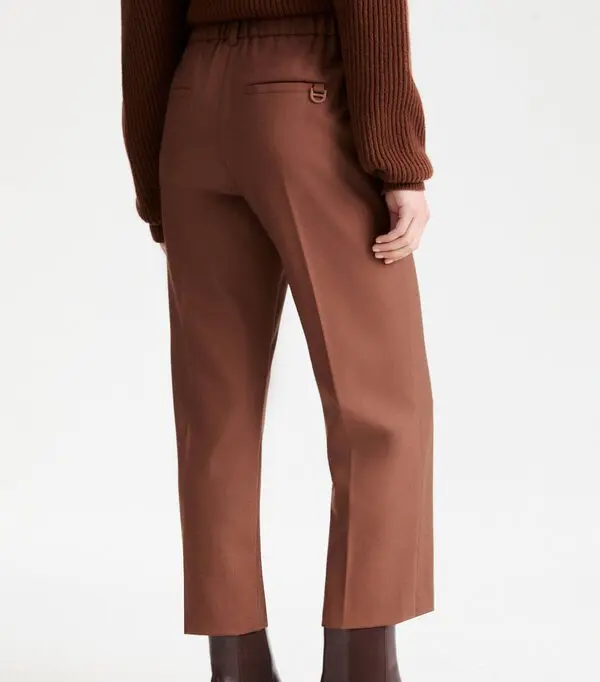 Marella Virgin Wool Straight Trousers