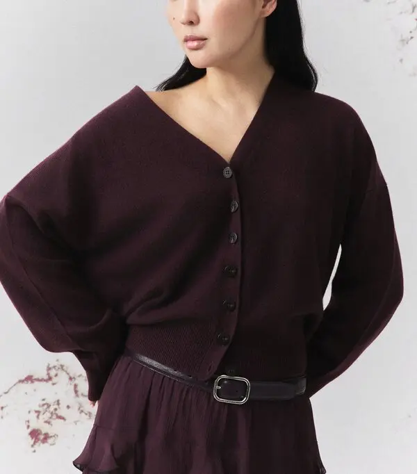 Marella Cashmere V-neck Cardigan