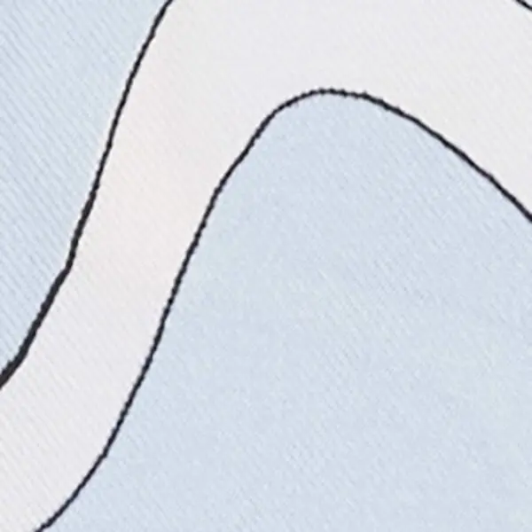 Emilio Pucci Silk Print Square Scarf - Blue