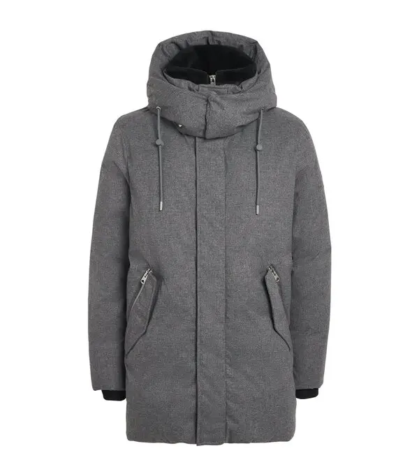 Mackage Down Shearling Hooded Parka Coat