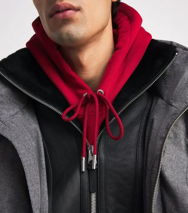 Mackage Down Shearling Hooded Parka Coat
